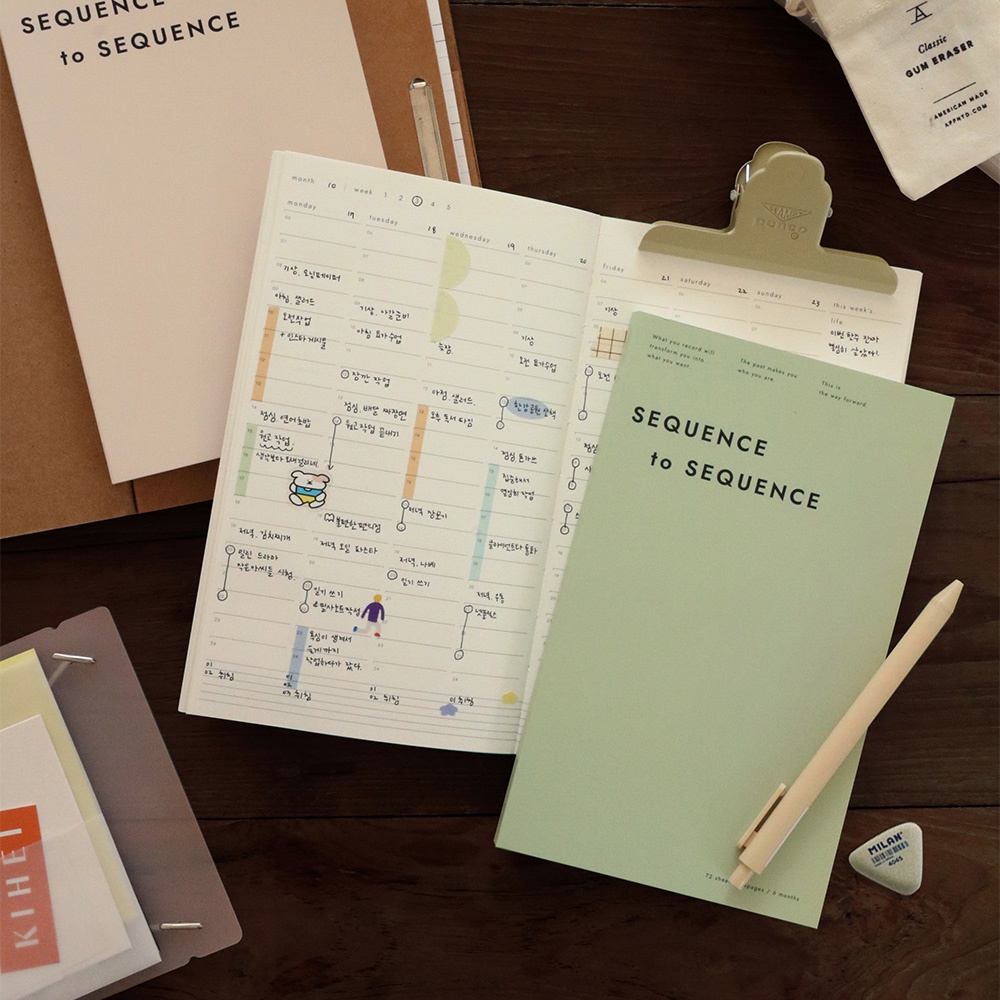 Sequence to Sequence Diary (planner) | Shopee Philippines