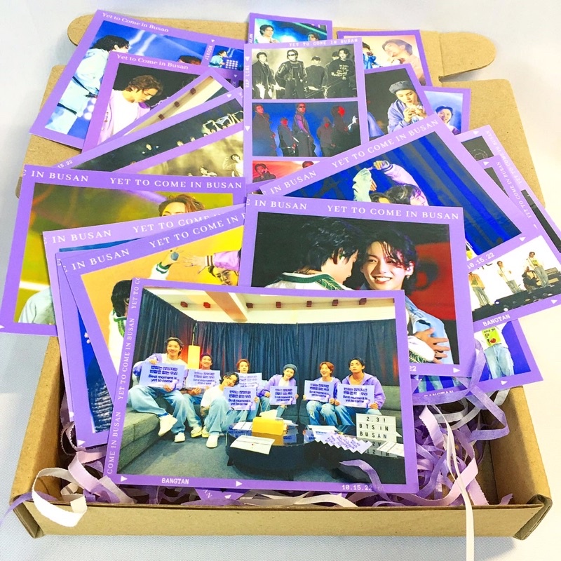 BTS YET TO COME CONCERT IN BUSAN COLLECTION FANMADE MERCH | BIAS PACK ...
