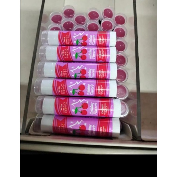 Avon simply pretty holiday flavors moisturizing lip balm 4G makes skin supple, moisturized and ...