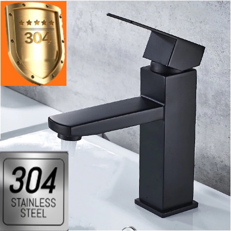 TAIWAN 304 Stainless Steel PREMIUM MATTE BLACK 200 SERIES Lavatory ...