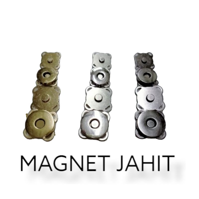 SEW ON MAGNETIC BUTTON BUTANG MAGNET JENIS JAHIT DIY CROCHET KNITTING ...