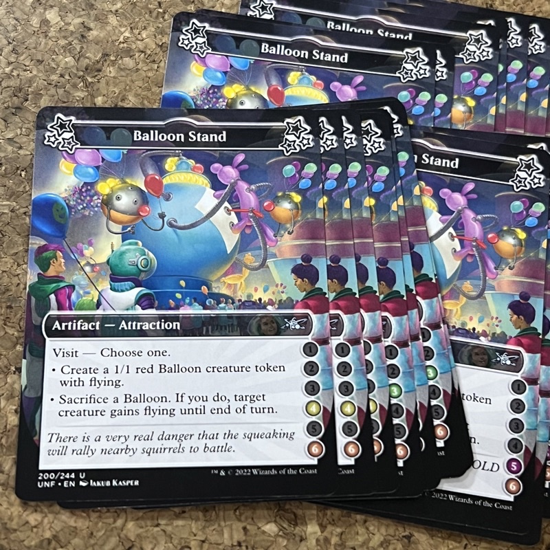 BALLOON STAND | ARTIFACT ATTRACTION | UNFINITY (UNF) MTG MAGIC THE ...