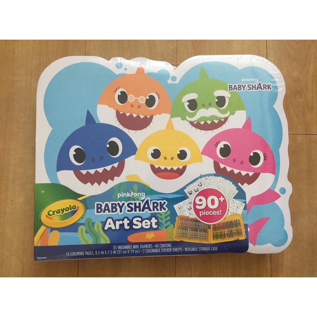 Crayola Baby Shark Art Set | Shopee Philippines