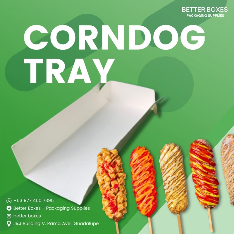 Corndog Tray Flat (sold by 100s) | Shopee Philippines