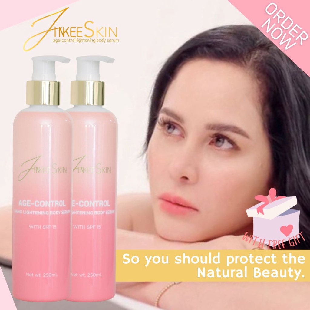 JINKEE SKIN Age-Control Nano Lightening Body Serum Lotion Younger You Original 250ml | COD ...