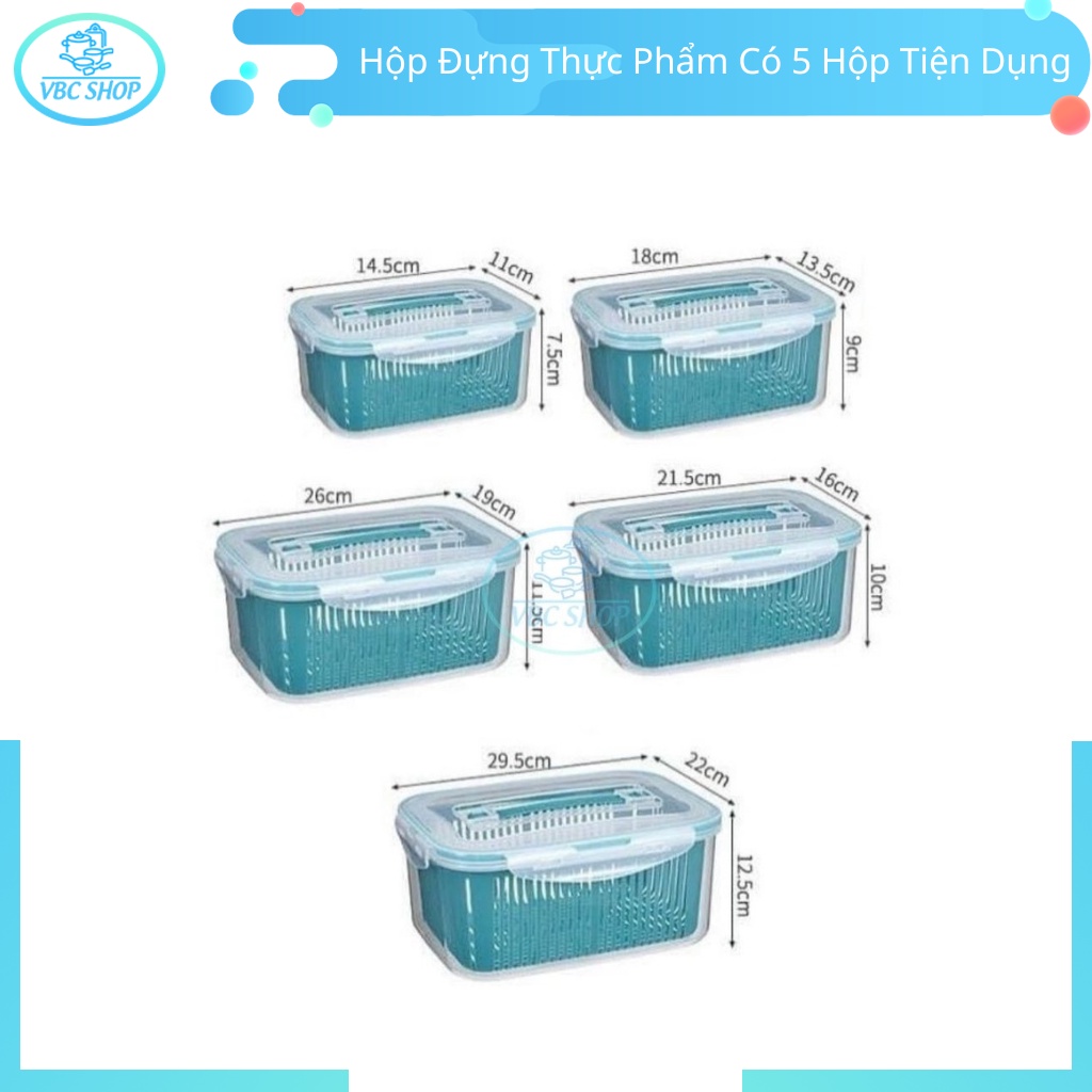 Food Box With 5 Handy Boxes, Multi-Purpose Food Box | Shopee Philippines