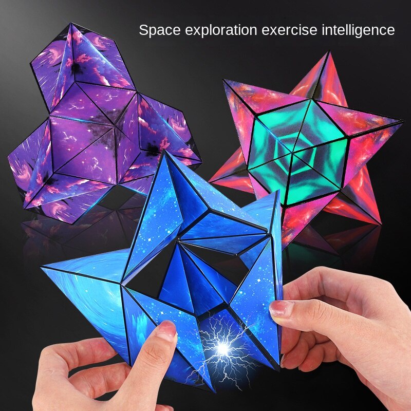 3D Magic Cube Geometric Three-Dimensional Magnetic Cube Thinking ...