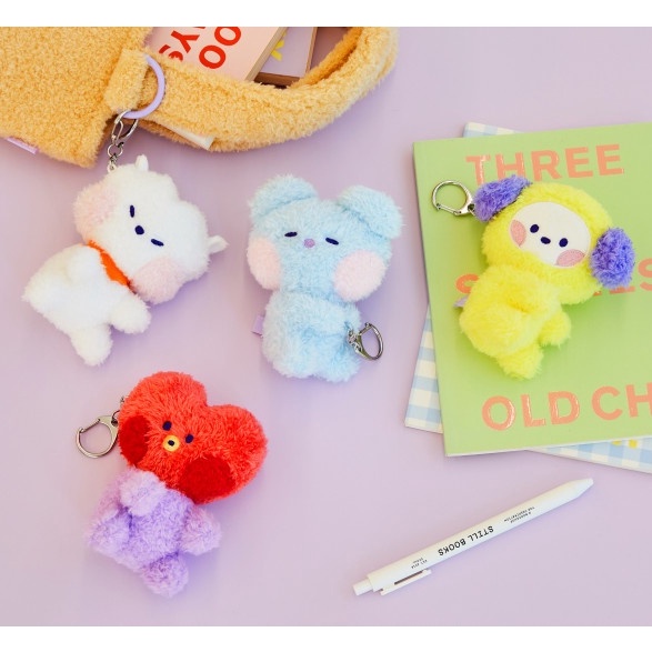 ON HAND BT21 Minini Mini Plush Keyring ( bts rj chimmy tata cooky jin jimin taehyung jugnkook ...
