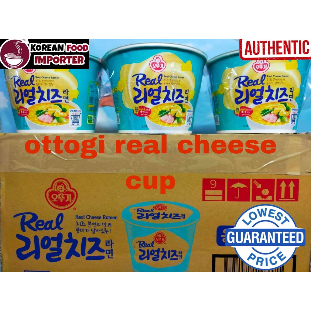 OTTOGI REAL CHEESE RAMEN BIG CUP 120g/authentic korean products ...