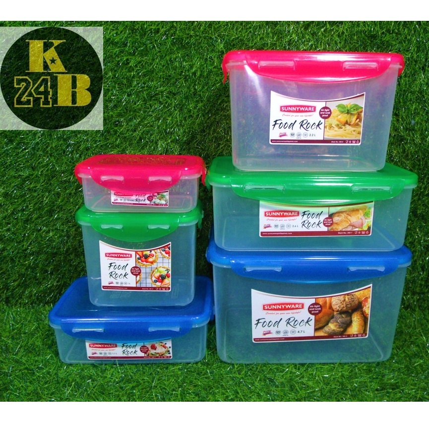 Sunnyware Food Rock/Food Keeper Air Tight (6 Sizes) | Shopee Philippines