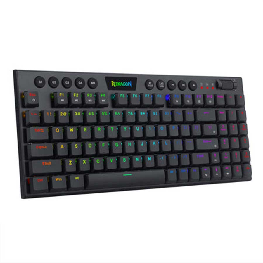 Redragon K625P-KB YI TKL Mechanical Keyboard (Dust-Proof Red Switch ...