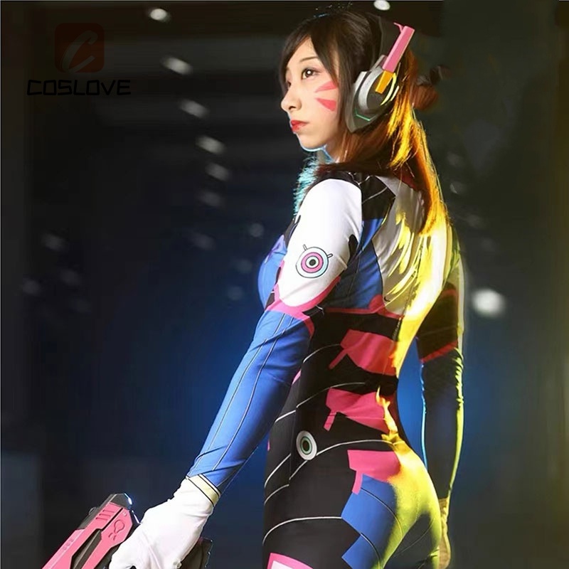 2022 Kids Adult Dva Cosplay Costume Girl Women Jumpsuit Overwatch 2 D ...