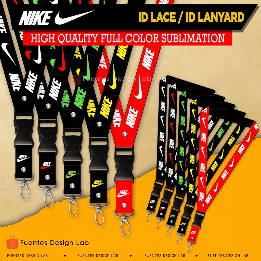 NIKE ID Lace-NIKE ID Lanyard-HIGH QUALITY PRINT | Shopee Philippines