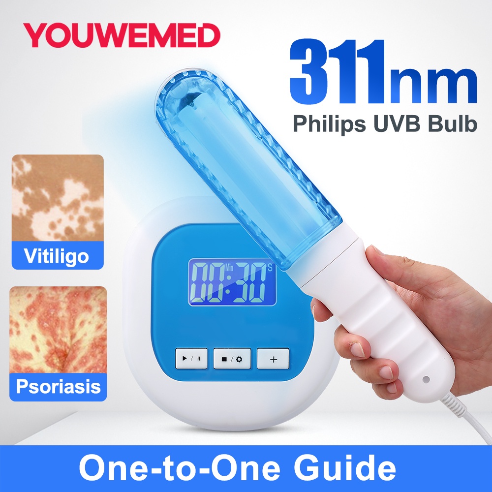 Household 311nm UVB Phototherapy Instrument UV light for Vitiligo Psoriasis Treatment ...