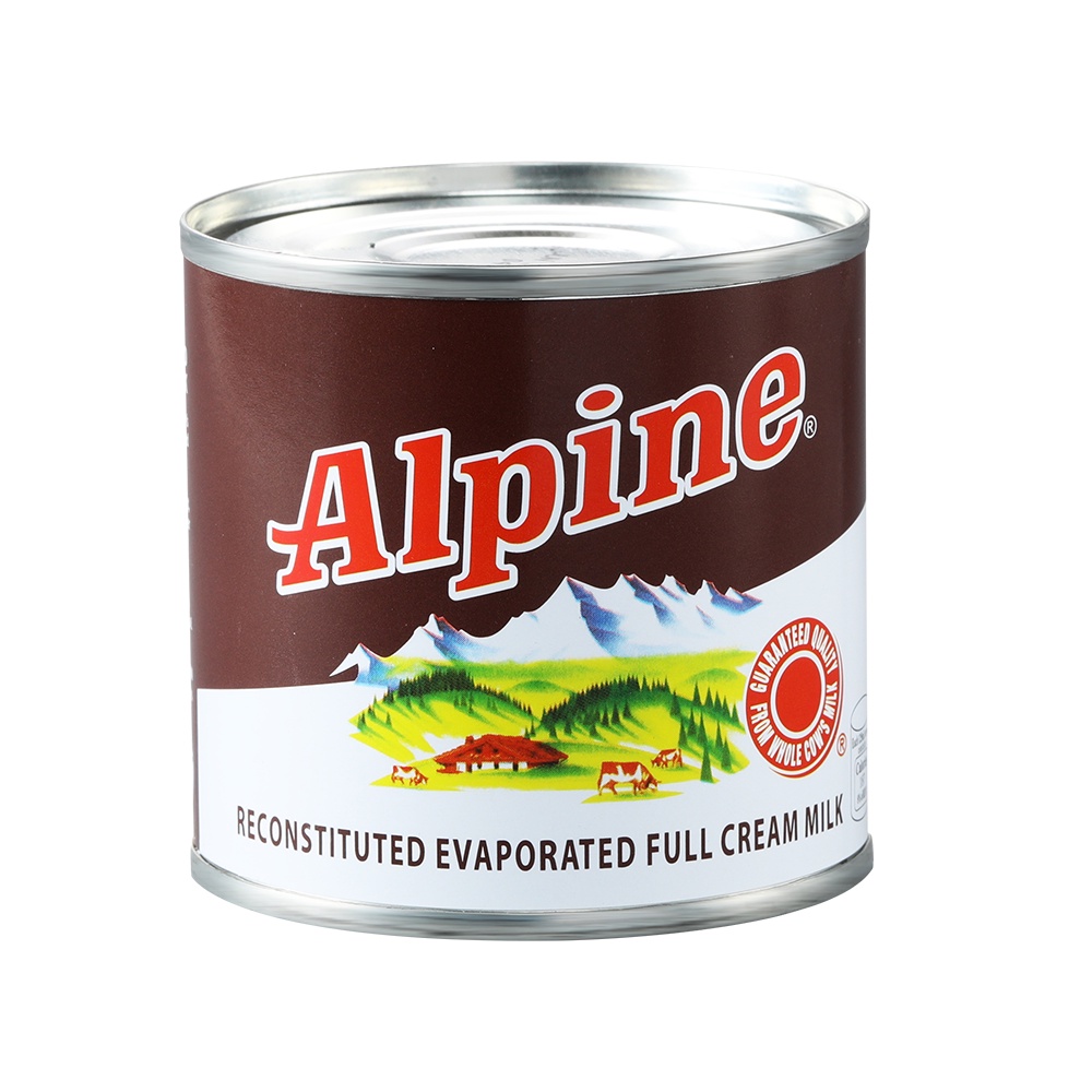Alpine Full Cream Evaporated Milk 140ML | Shopee Philippines
