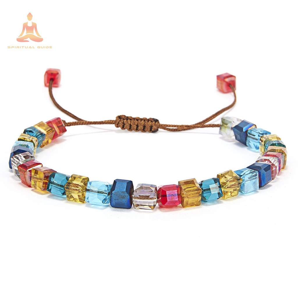 Handmade Seven Chakra Crystal Beaded Bracelet Women's Healing Bracelet ...