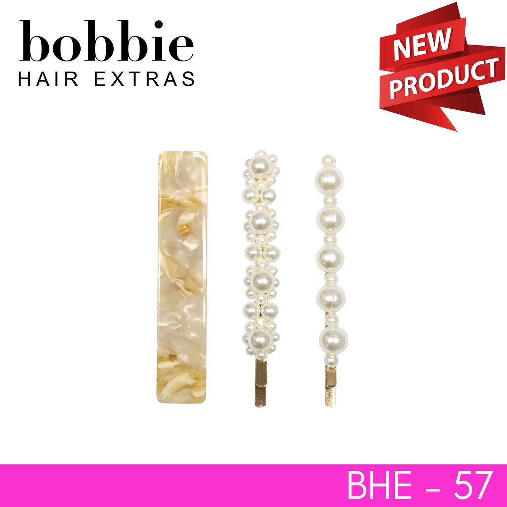 Bobbie Hair Extras BHE - 57 (1 pc of Hair Barette Stacks Assorted ...