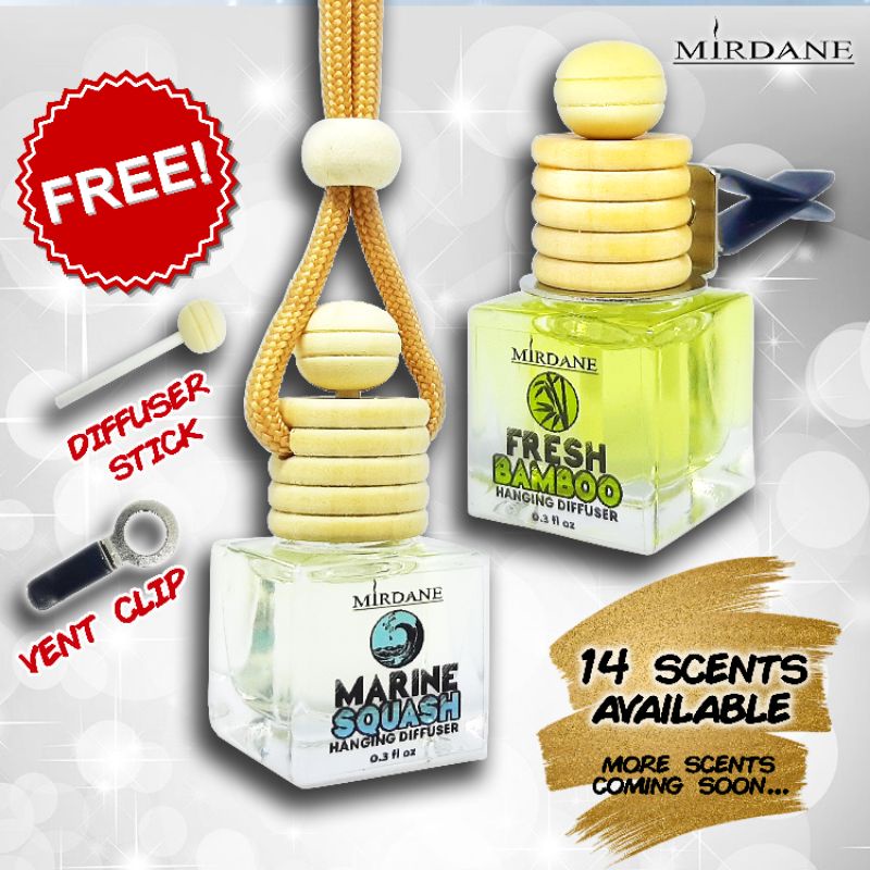Hanging Diffuser Oil Based Scents Car Air Freshener Car Perfume Car ...