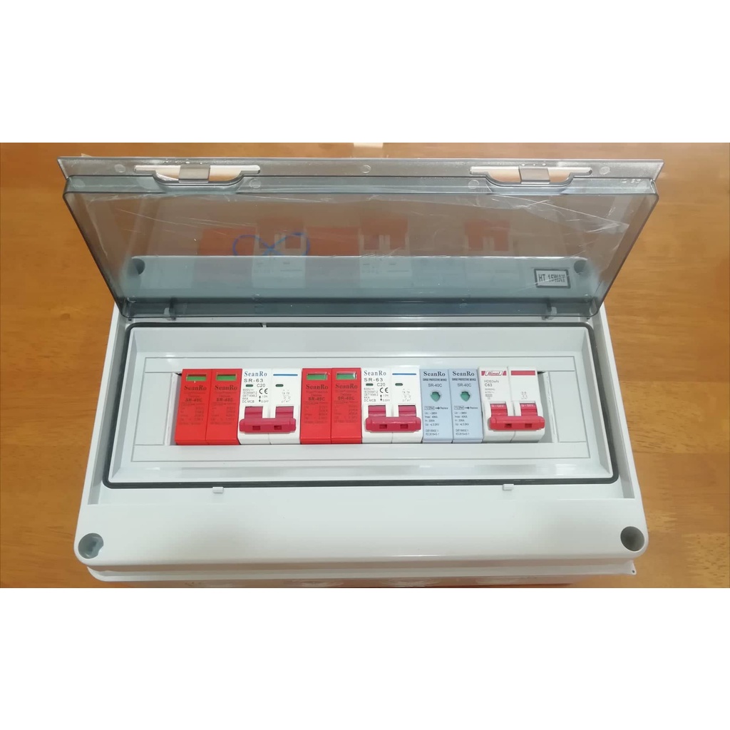 AC/DC SPD Surge Protection Device 2 pole Solar SPD Miniature Din Rail ...