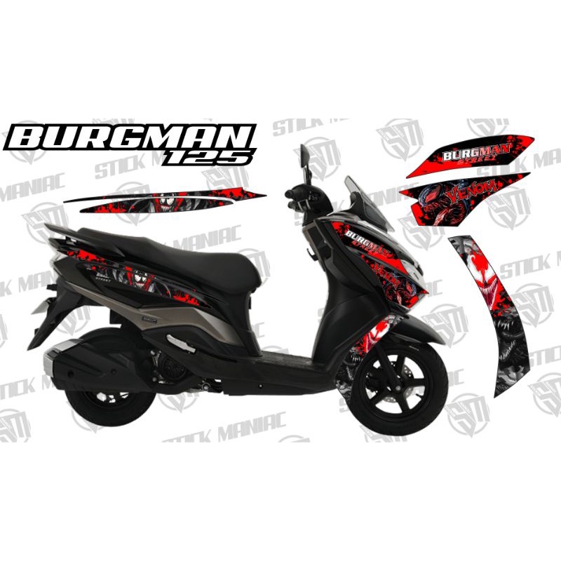 Suzuki burgman decals sticker | Shopee Philippines