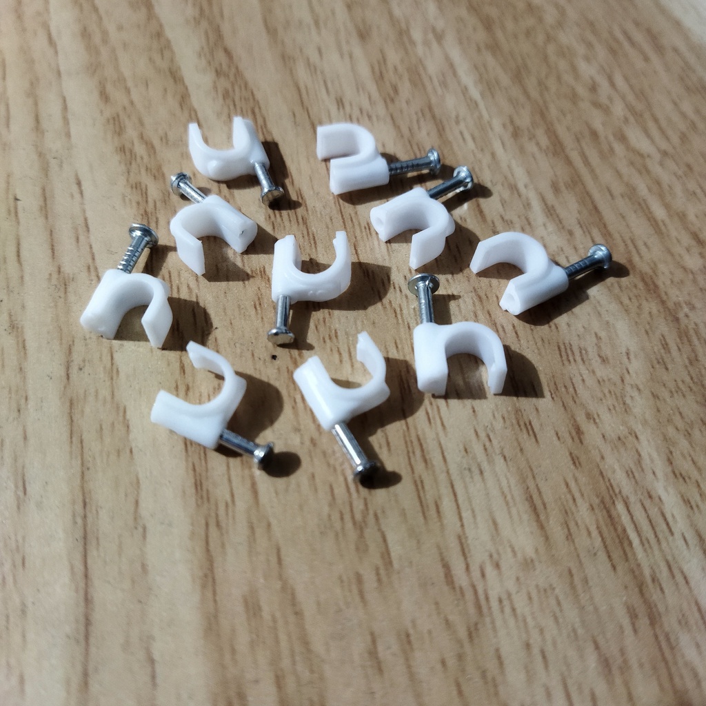 10 pcs Cable Clips for Ethernet Lan Cable | Shopee Philippines