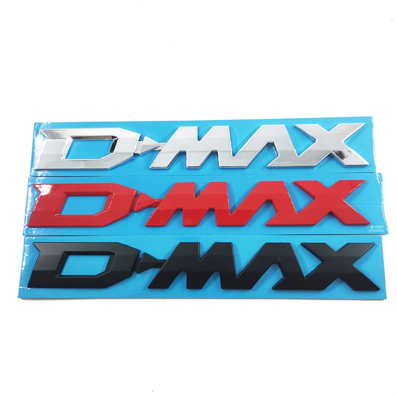 1 x ABS New DMAX Letter Logo Car Auto Rear Trunk Emblem Badge Sticker ...