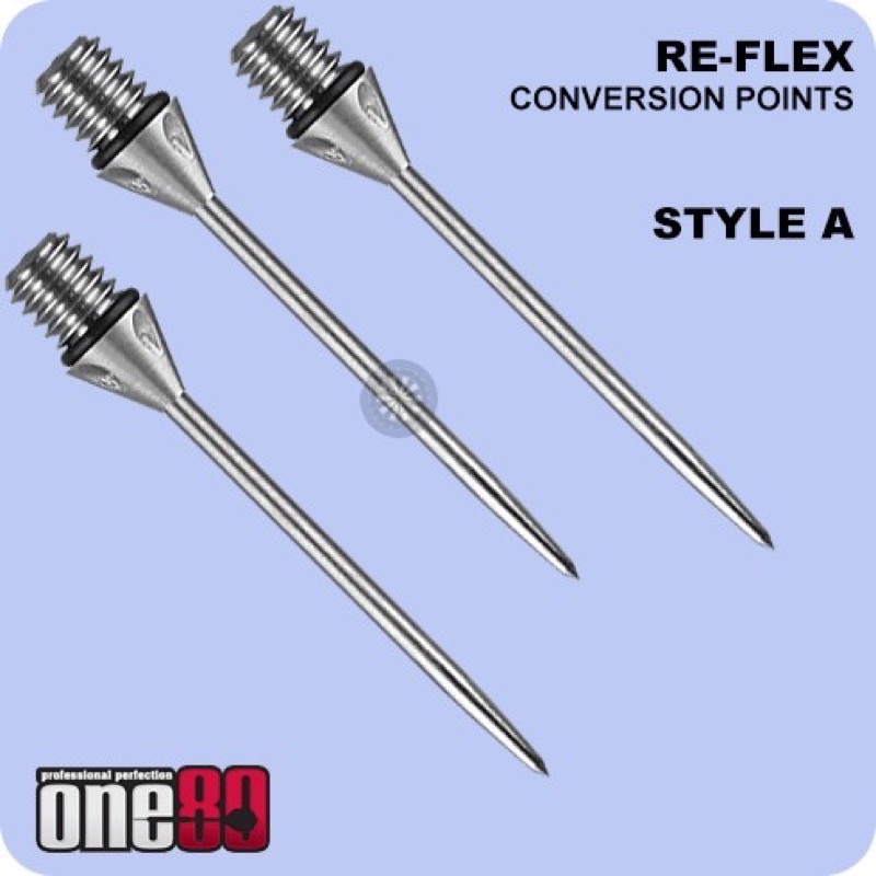 One80 Reflex Conversion Points - 2BA - Turn Soft Tip Darts into Steel Tip point | Shopee Philippines