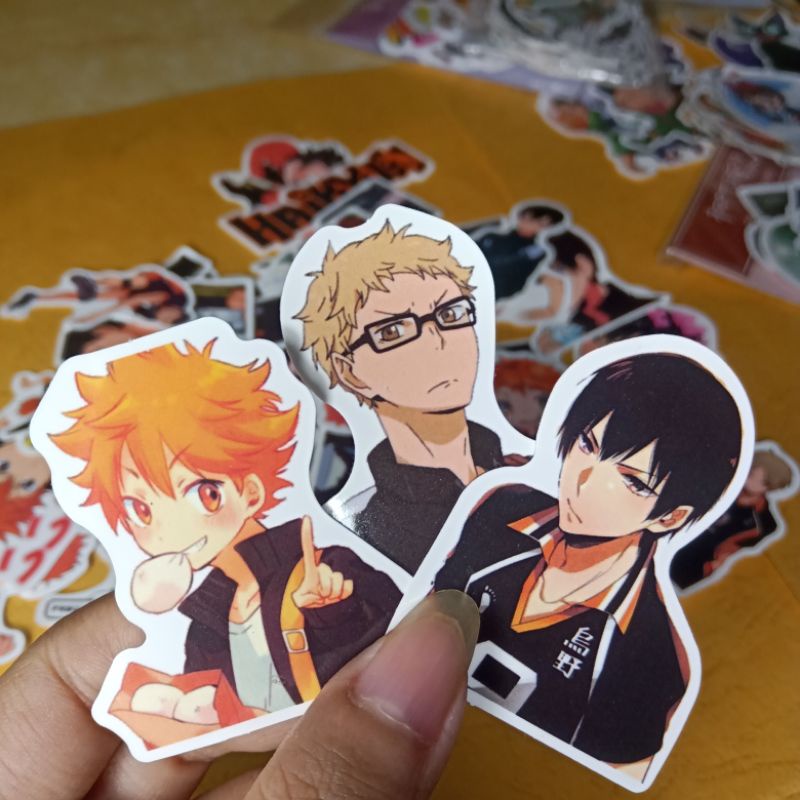 Anime Waterproof Stickers | Haikyuu/Naruto/HxH/One Piece/ Ghibli ...