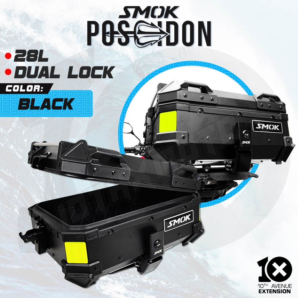 10thX SMOK 28L POSEIDON New Alloy Top Box ALUMINUM with DUAL LOCK ALL ...