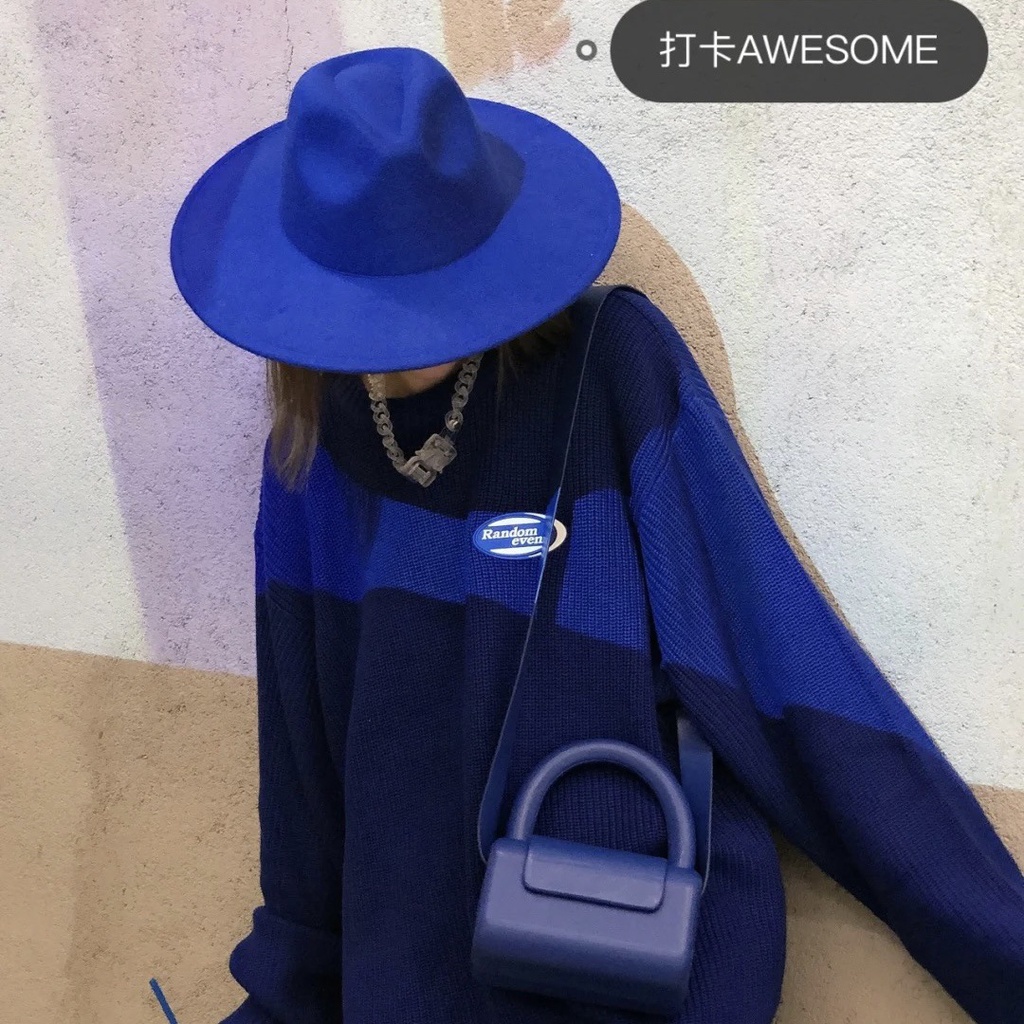 Vintage Style Fedora top hat jazz hat unisex | Shopee Philippines