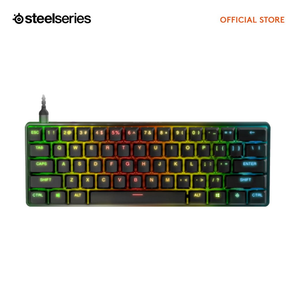 SteelSeries Apex 9 Mini OptiPoint Optical Switch Wired Gaming Keyboard ...