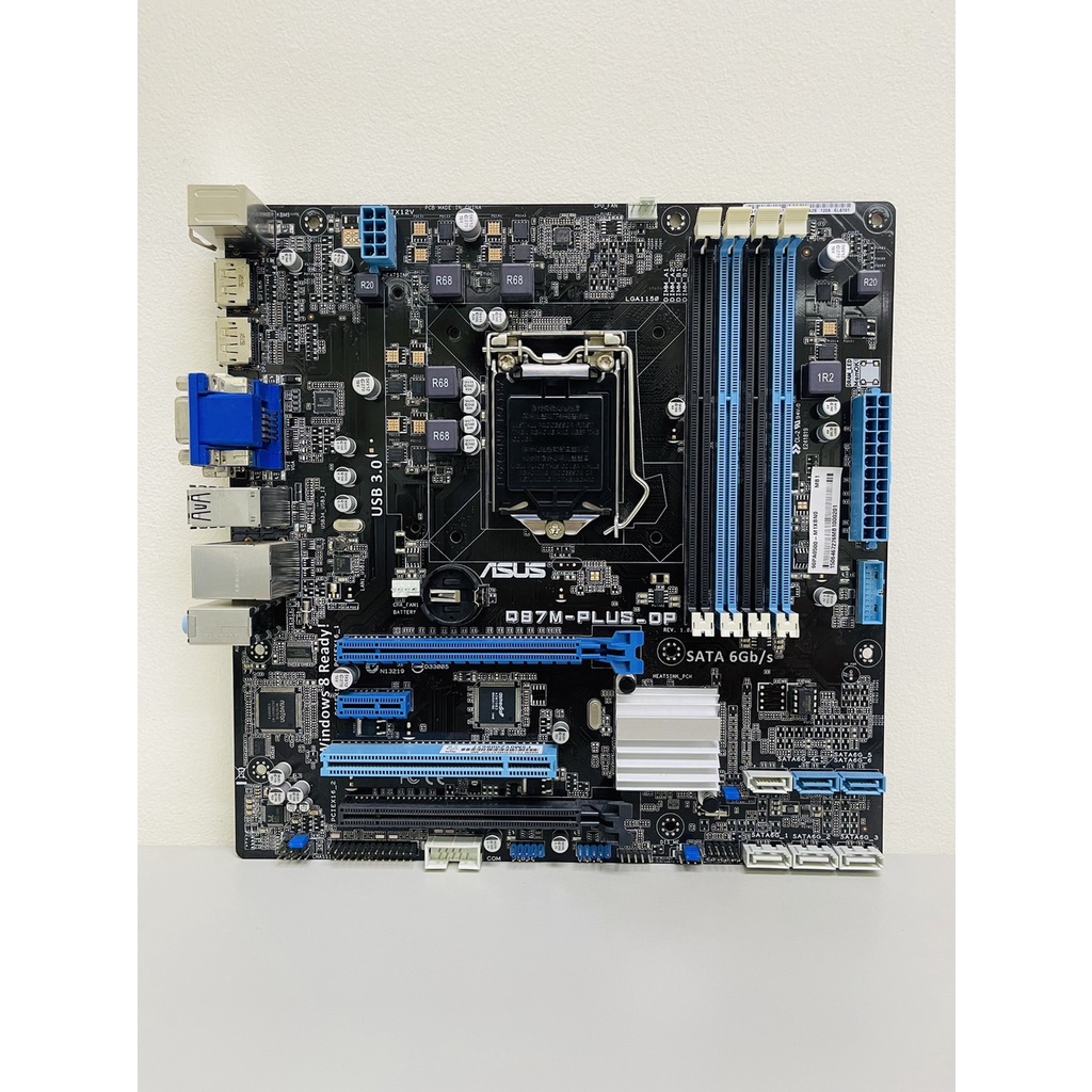 ASUS Q87M-PLUS_DP 4TH GEN Motherboard Q87 Socket LGA 1150 i3 i5 i7 DDR3 ...