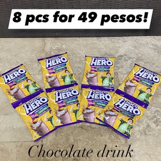 CHOCO HERO Powdered Choco Malt Milk Drink 24g x 8 | Shopee Philippines