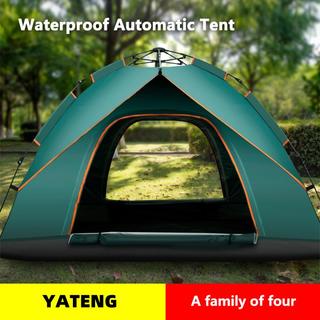 tent outdoor waterproof camping Automatic camping Tents 4 person ...