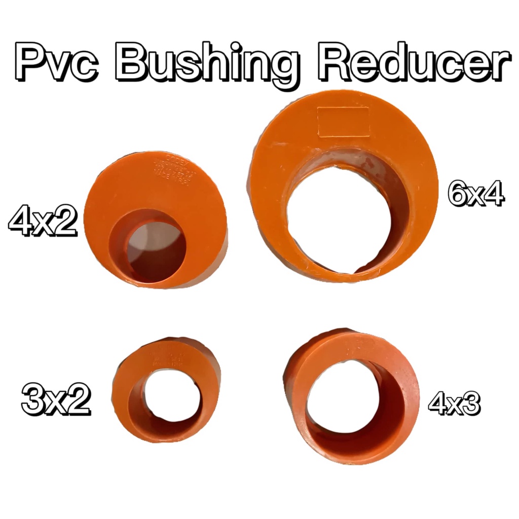PVC Orange Reducer | bushing Reducer | 3x2", 4x2", 4x3", 6x4", | thick ...