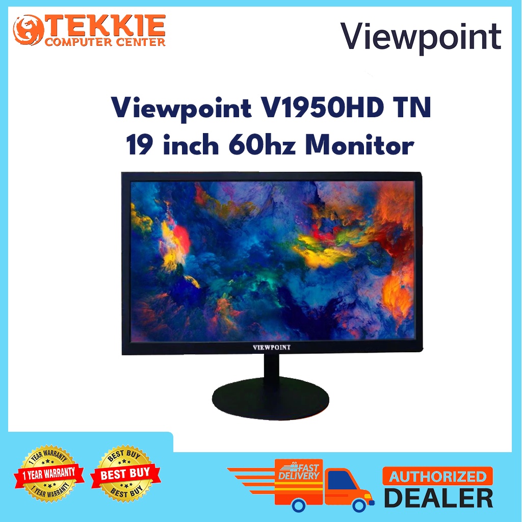 BRANDNEW VIEWPOINT V1950HD 19.5" LED MONITOR | Shopee Philippines
