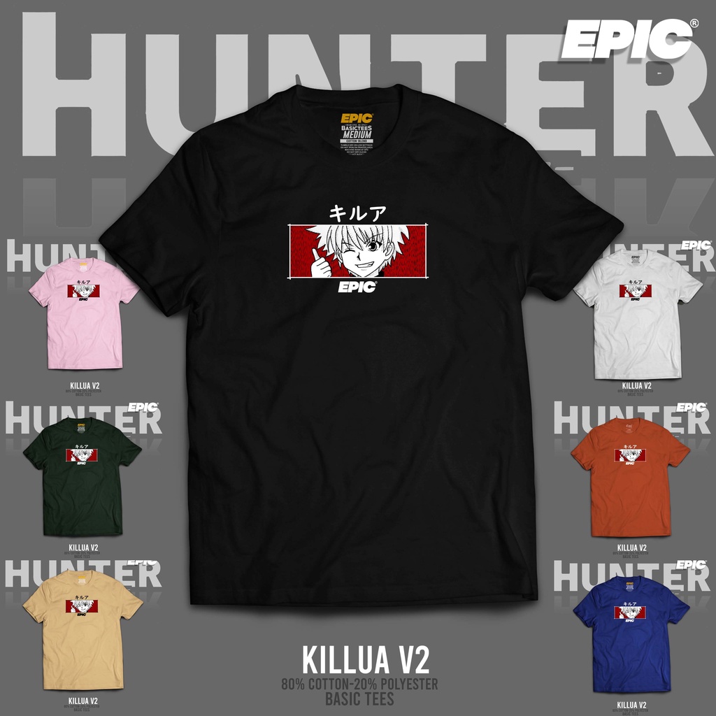 BASIC - Killua Zoldyck (KILLLUA V2) Hunter X hunter - ANIME - For Men ...