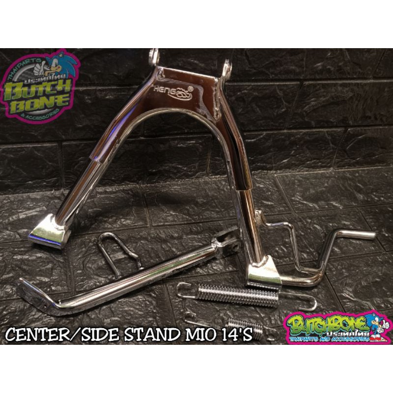 HENG CENTER STAND AND SIDE STAND CHROME 14'S ️17'S SPORTY-NOUVO-SOULTY ...