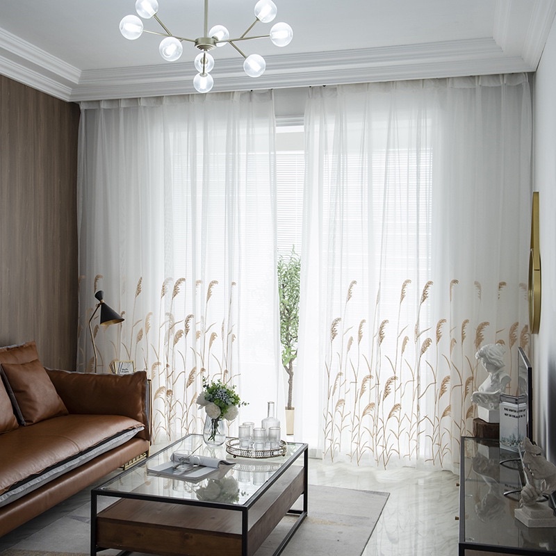 LINQING Reed patterned curtain | Shopee Philippines