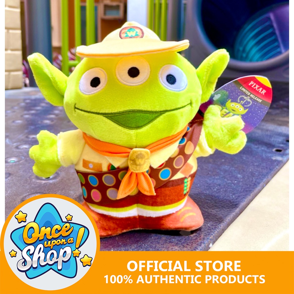 DISNEY PIXAR REMIX GREEN ALIEN RUSSEL COSTUME 8.5 INCHES PLUSH TOY ...