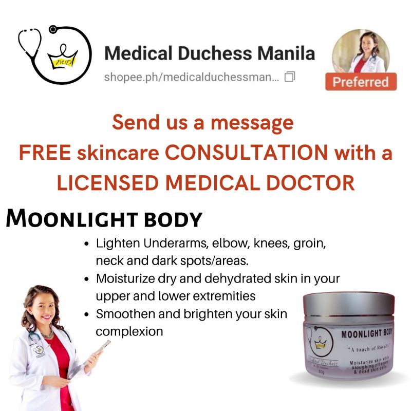 Medical Duchess - Moonlight Body (50g) | Shopee Philippines