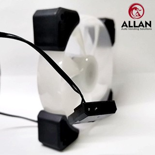 Allan 12cm LED RGB Round Computer Case Cooling Fan Radiator | Shopee ...