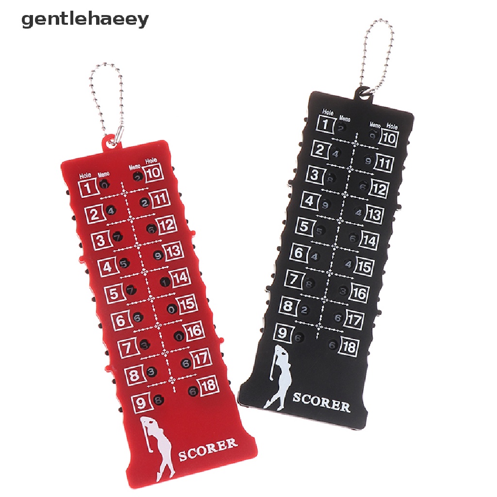 Gent 1Pc 18 Hole Golf Stroke Putt Score Card Counter Score Indicator ...