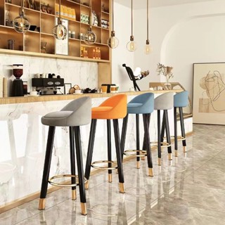 2PCS 80cm Nordic Bar Chair High Chair Bar Table Chair High Stool ...
