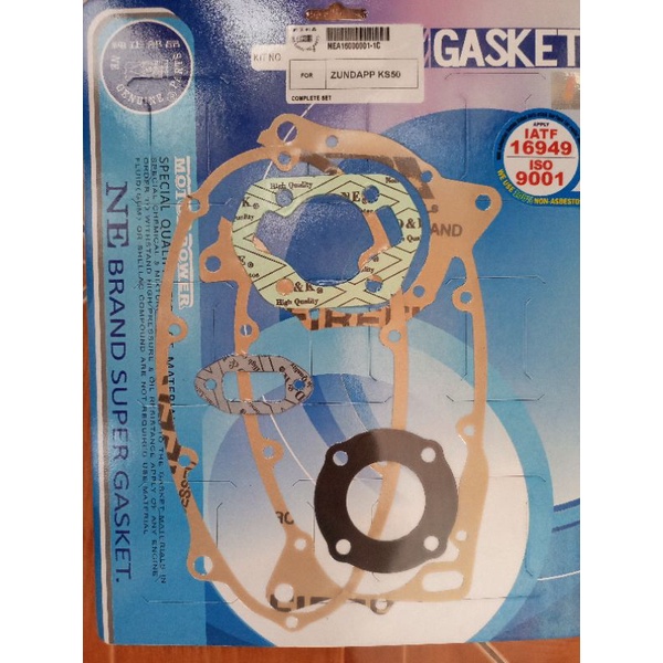ZUNDAPP KS50 COMPLETE GASKET SET MADE IN TAIWAN | Shopee Philippines