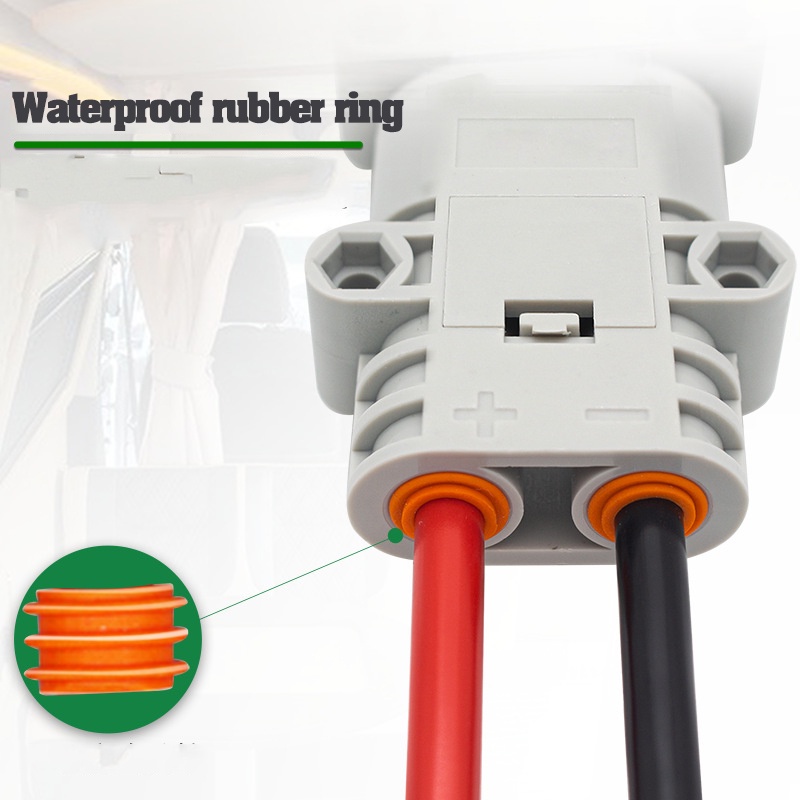 600V high power car lithium battery plug 1 Male and 1 Female 50A ...
