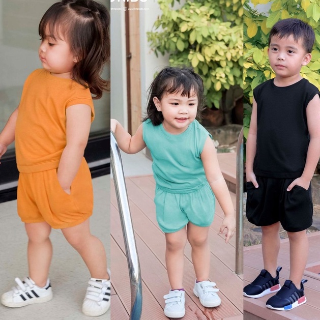 HTP Kids Plain Set (2-9yo) | Shopee Philippines