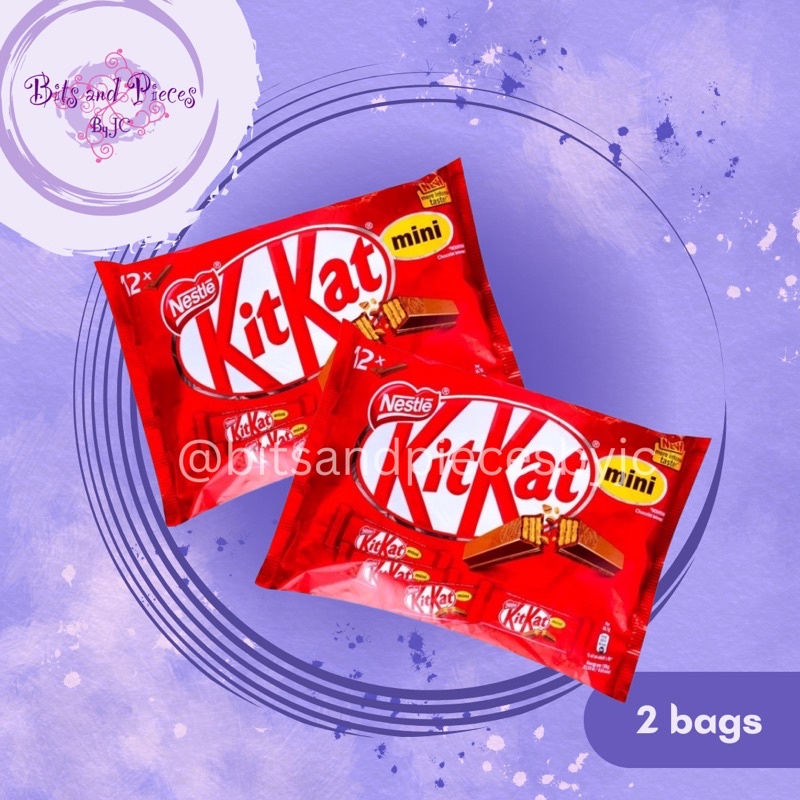 2 bags Kit Kat Mini 12pcs | Shopee Philippines