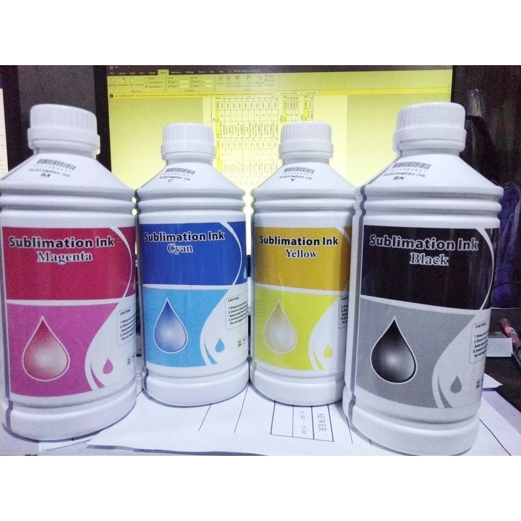AFFORDABLE & HIGH DEFINITON QUALITY 1 LITER SUBLIMATION INK CMYK ...