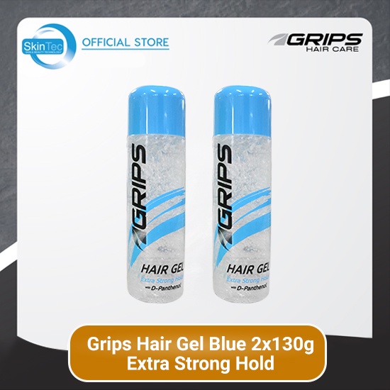 Grips Hair Gel Blue Extra Strong Hold ,130g, 2 pcs | Shopee Philippines